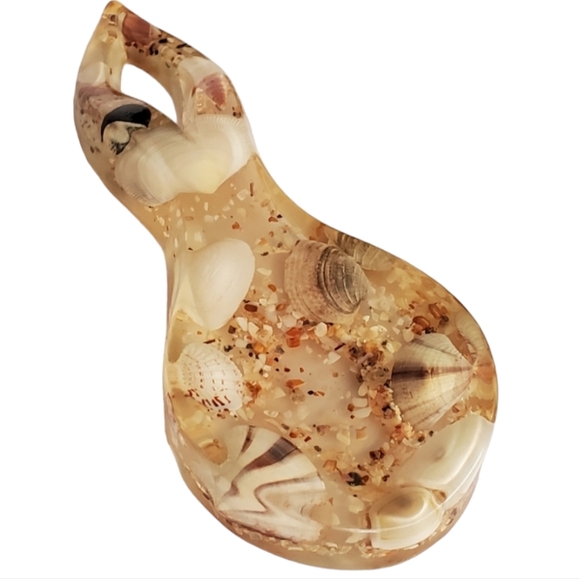 Kitchen | Vintage Resin With Shell Spoon Rest | Poshmark